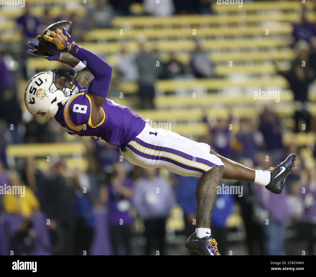 Baton Rouge, USA. 18th Nov, 2023. LSU Tigers wide receiver Malik Nabers ...