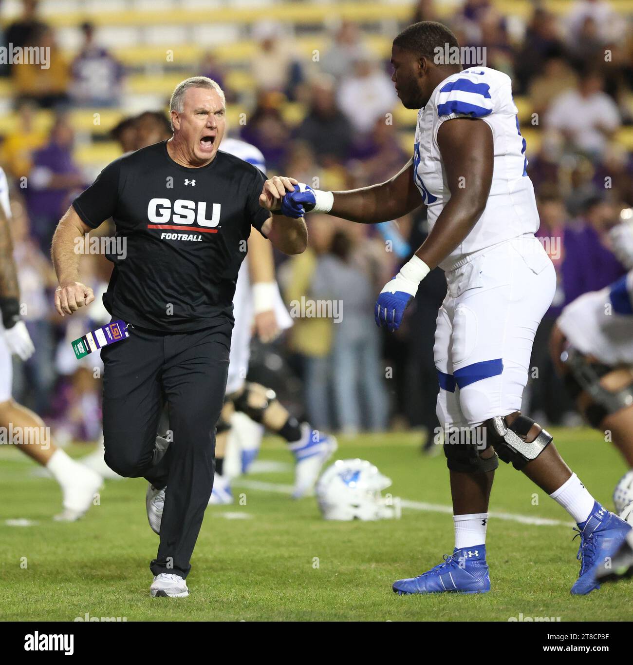 Baton Rouge, USA. 19th Nov, 2023. Georgia State Panthers head coach ...