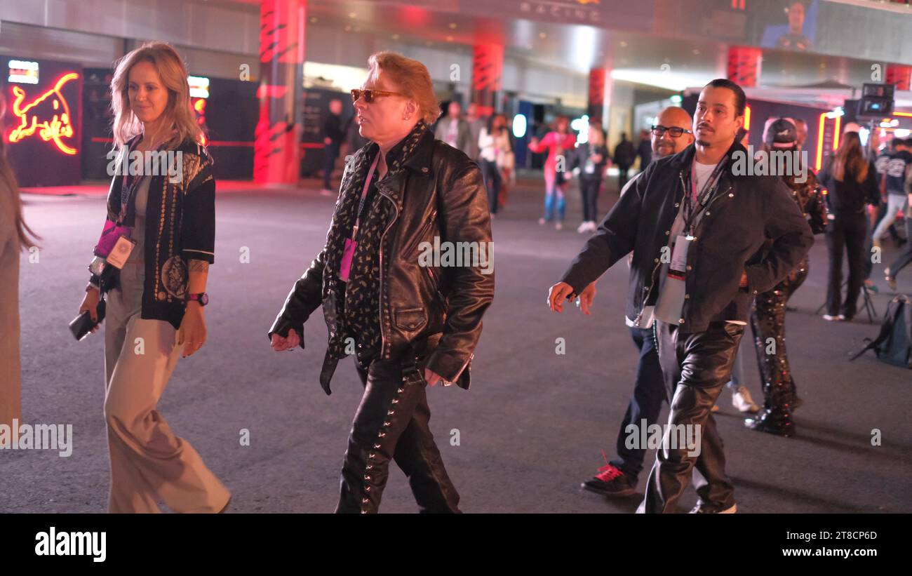 Las Vegas, NV, USA. 19th Nov, 2023. NOV 19, 2023: Axl Rose during the ...