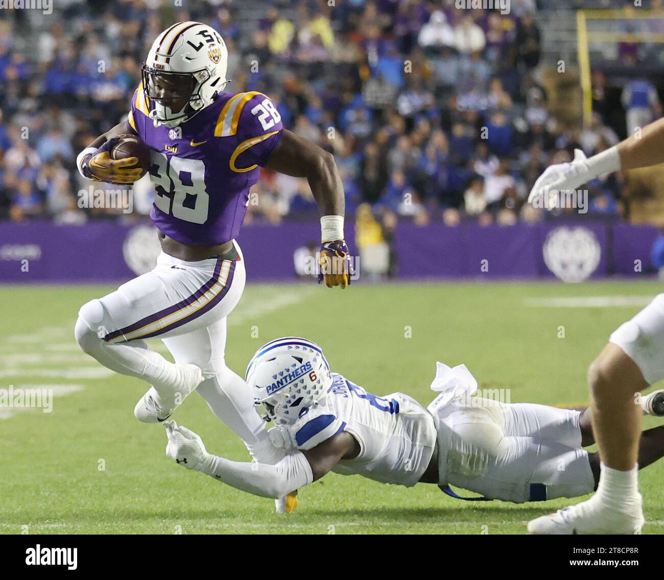 Baton Rouge, USA. 19th Nov, 2023. Georgia State Panthers safety ...
