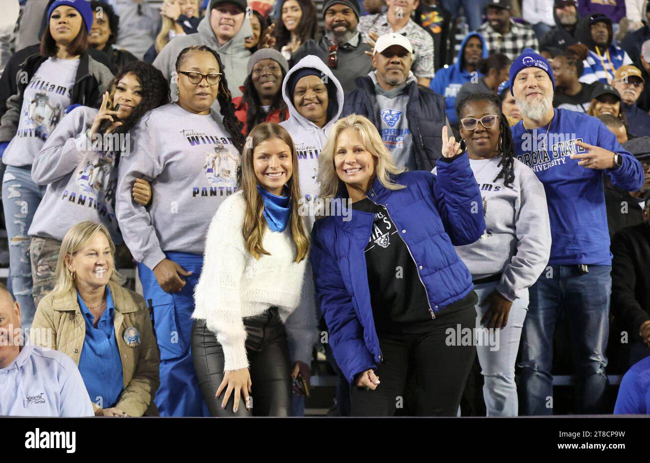 Baton Rouge, USA. 19th Nov, 2023. A group of Georgia State Panthers ...