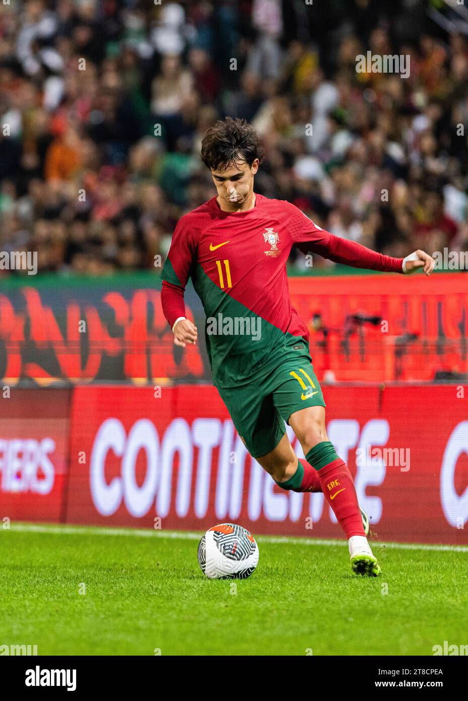 Lisbon, Portugal. 19th Nov, 2023. Joao Felix of Portugal in action ...