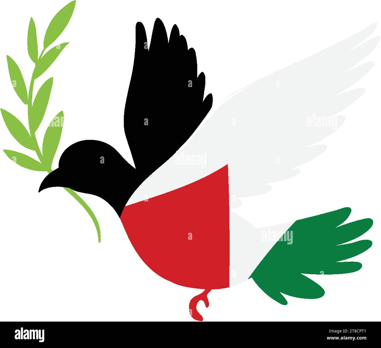Palestine flag cartoon vector hi-res stock photography and images - Alamy