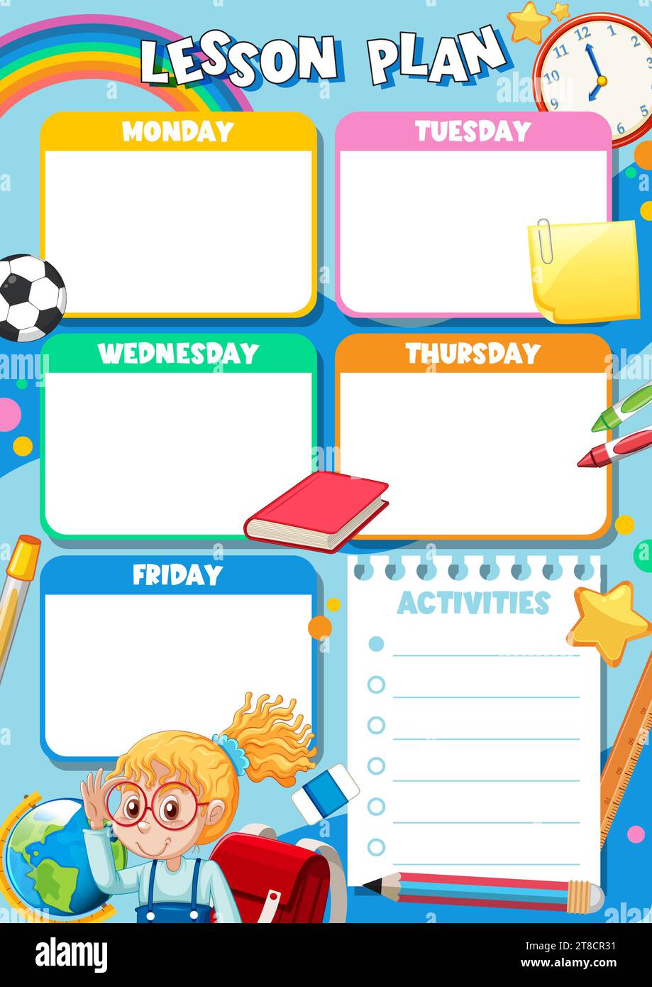 Curriculum planning Stock Vector Images - Alamy