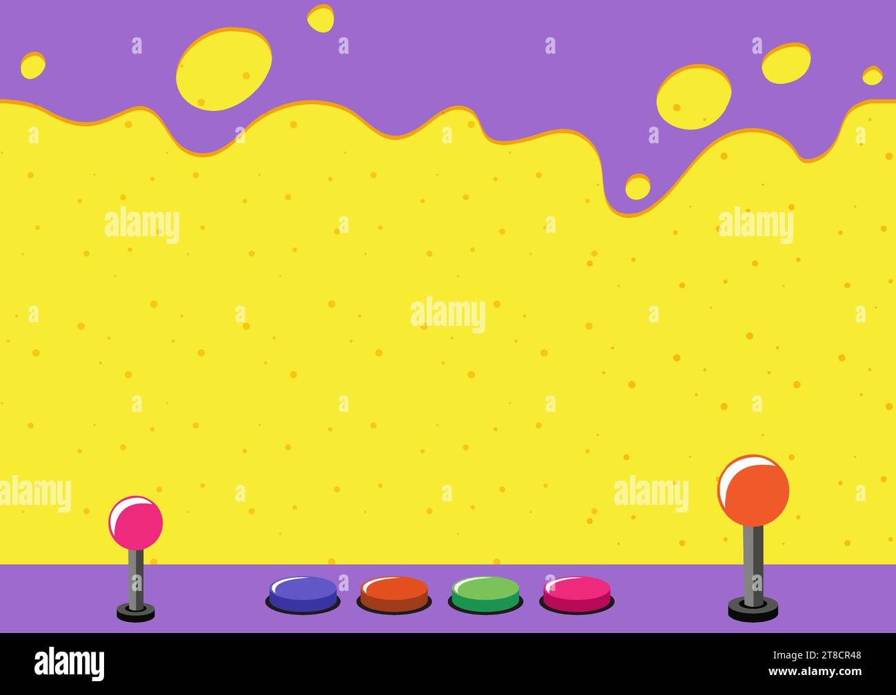 A vibrant and lively background featuring an arcade games machine display Stock Vector Image ...