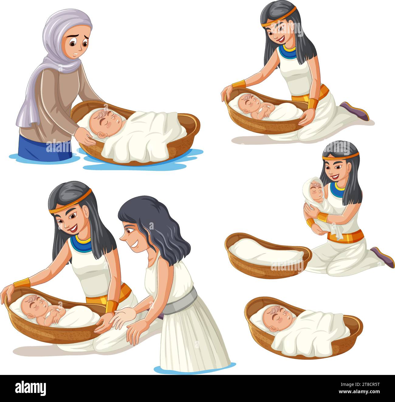 Rescuing baby Stock Vector Images - Alamy