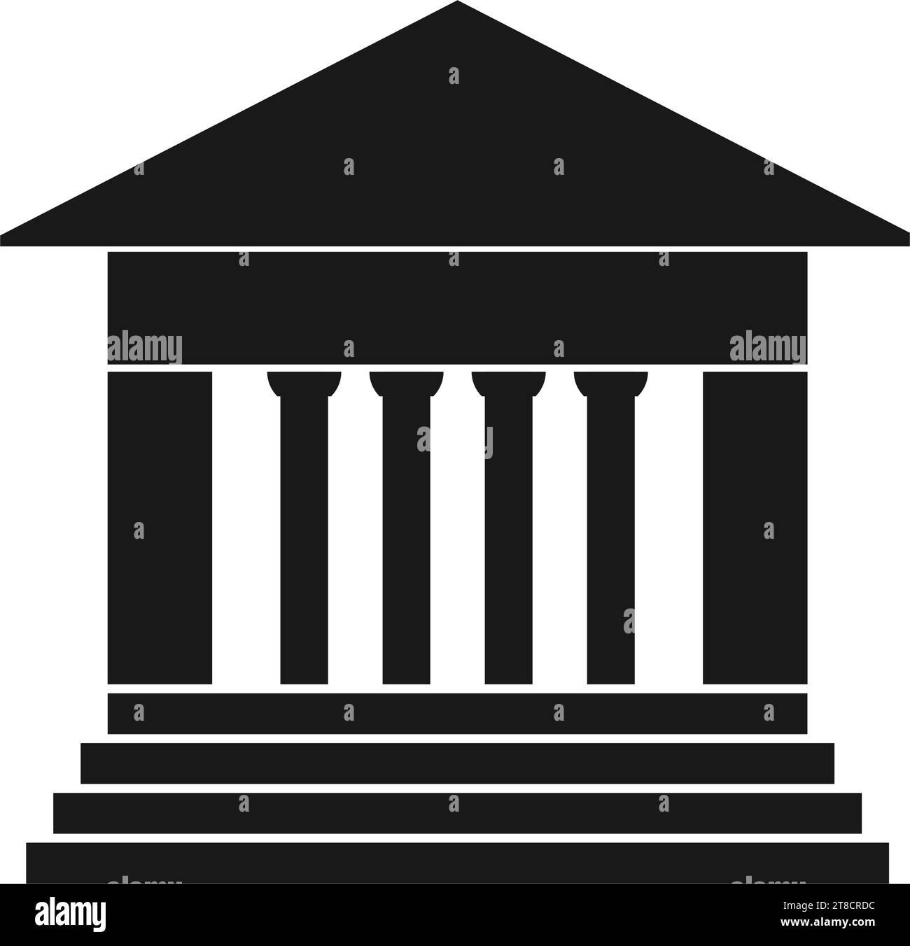 Greek house illustration Black and White Stock Photos & Images - Alamy