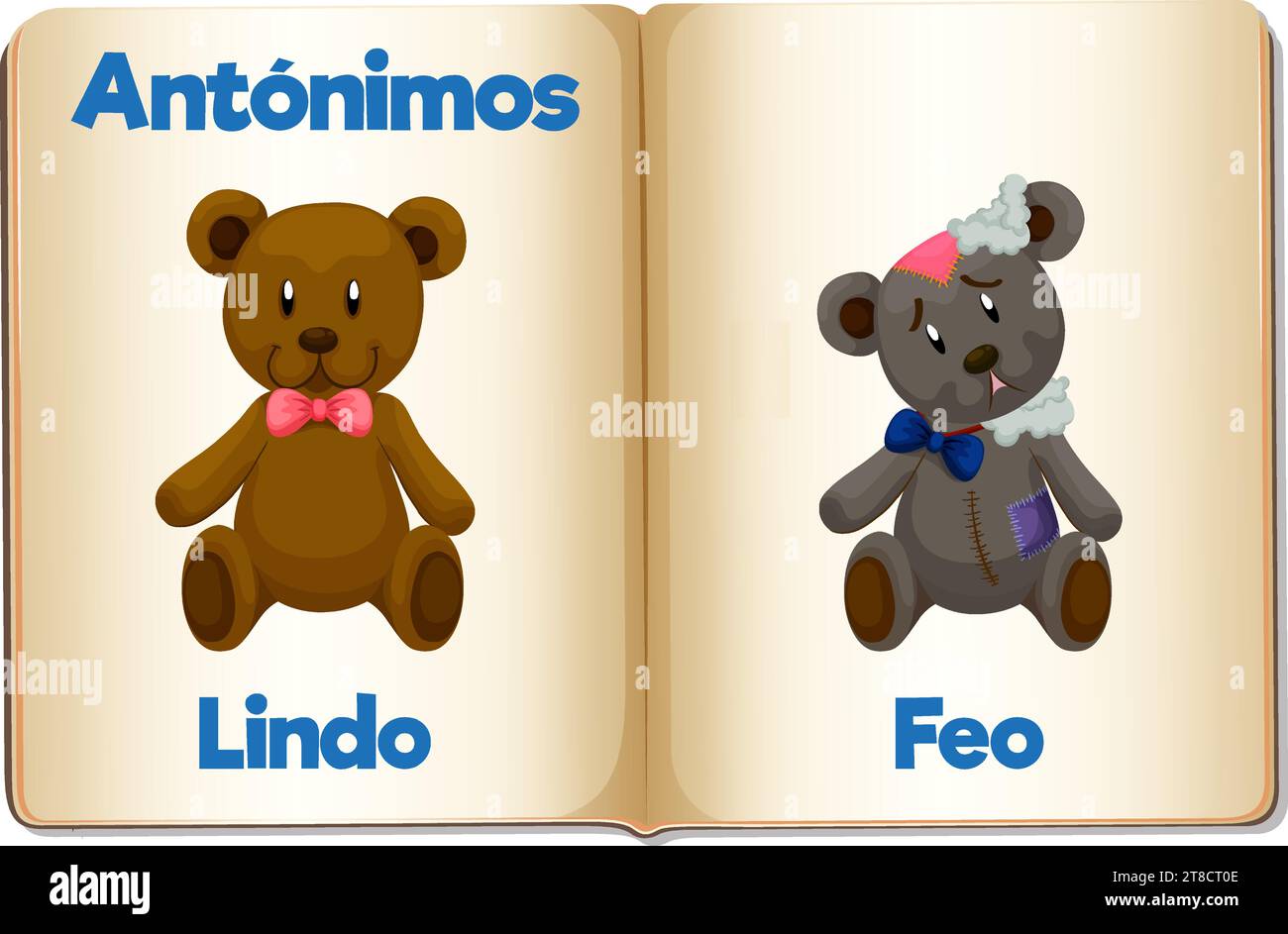 Contrasting words Stock Vector Images - Alamy