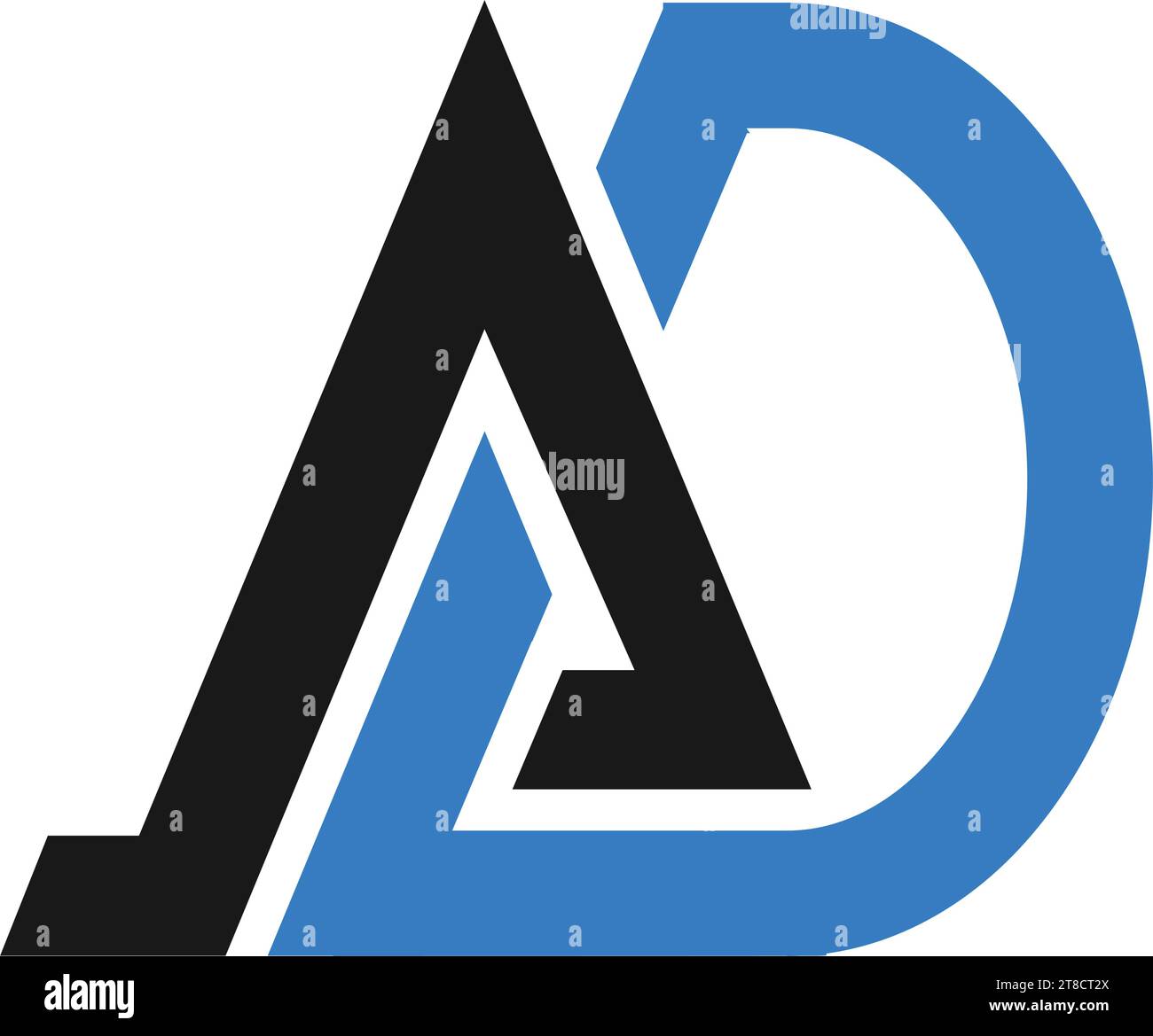 ad letter logo vector logo illustration design Stock Vector Image & Art ...