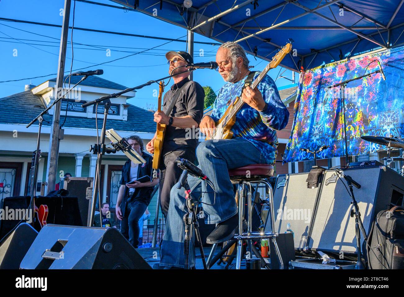 NEW ORLEANS, LA, USA - NOVEMBER 19, 2023: George Porter Jr. and Chris ...