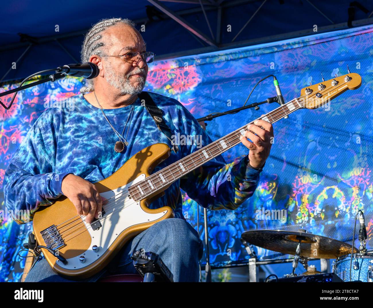 NEW ORLEANS, LA, USA - NOVEMBER 19, 2023: George Porter Jr. plays bass ...