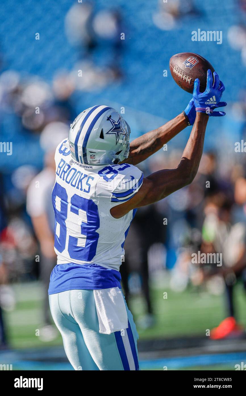 Charlotte, NC USA: Dallas Cowboys wide receiver Jalen Brooks (83 ...