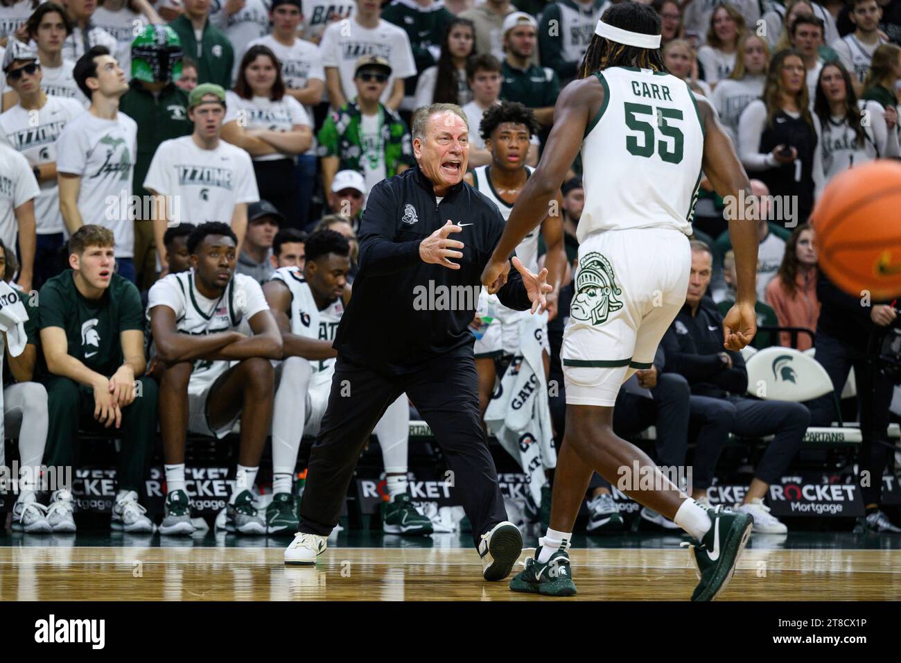 EAST LANSING, MI - NOVEMBER 17: Michigan State Spartans forward Coen ...