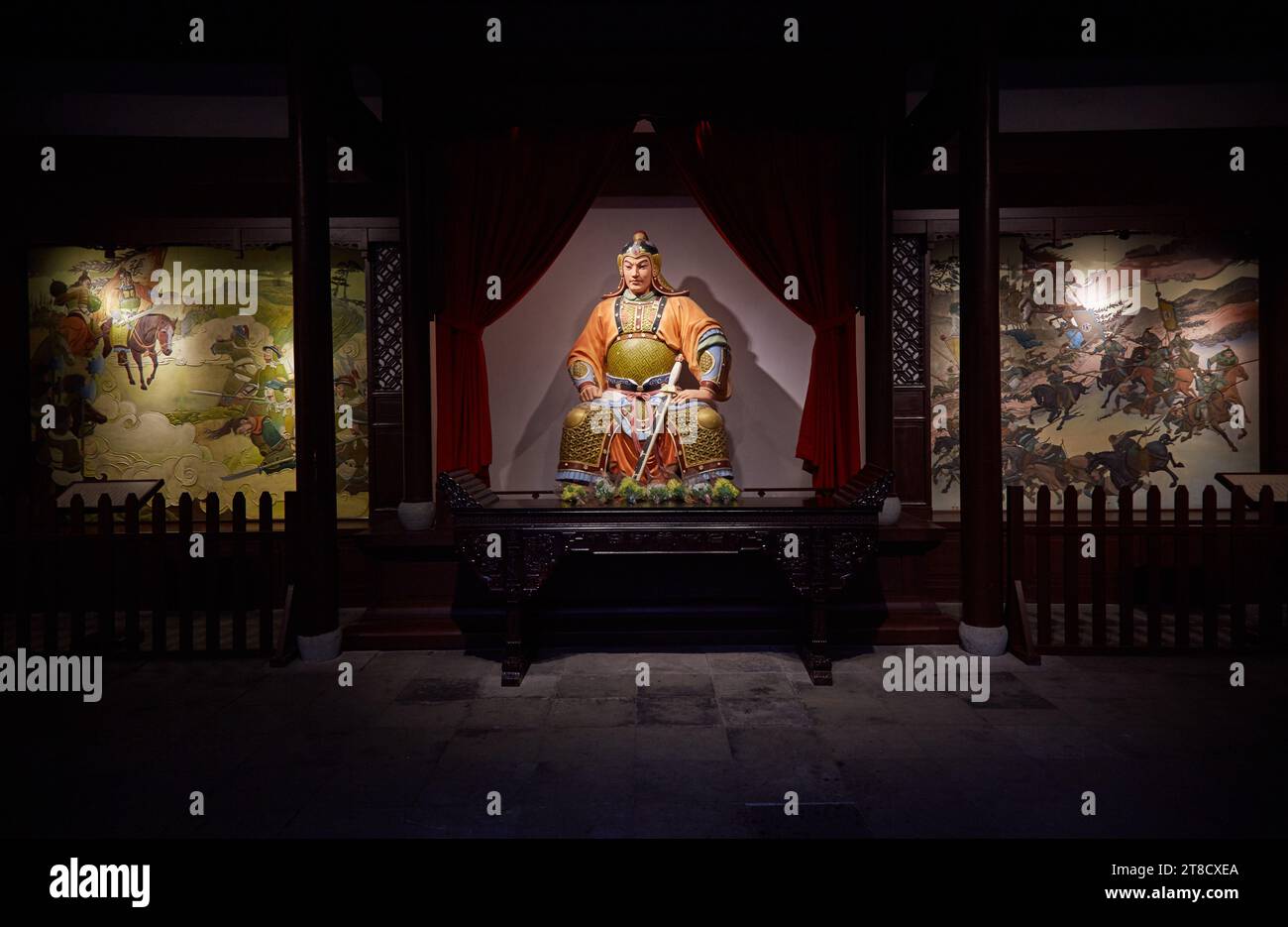 The Tomb of Yue Fei in Hangzhou, Zhejiang Province, China Stock Photo ...