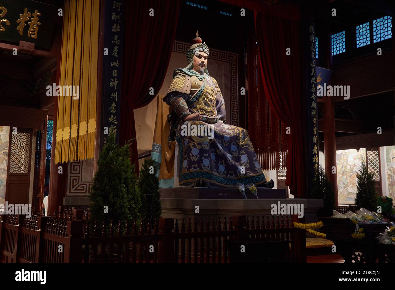 The Tomb of Yue Fei in Hangzhou, Zhejiang Province, China Stock Photo ...