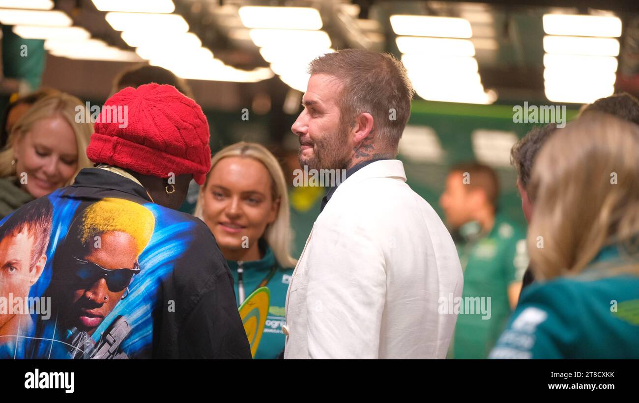 Las Vegas, NV, USA. 19th Nov, 2023. NOV 19, 2023: David Beckham during ...