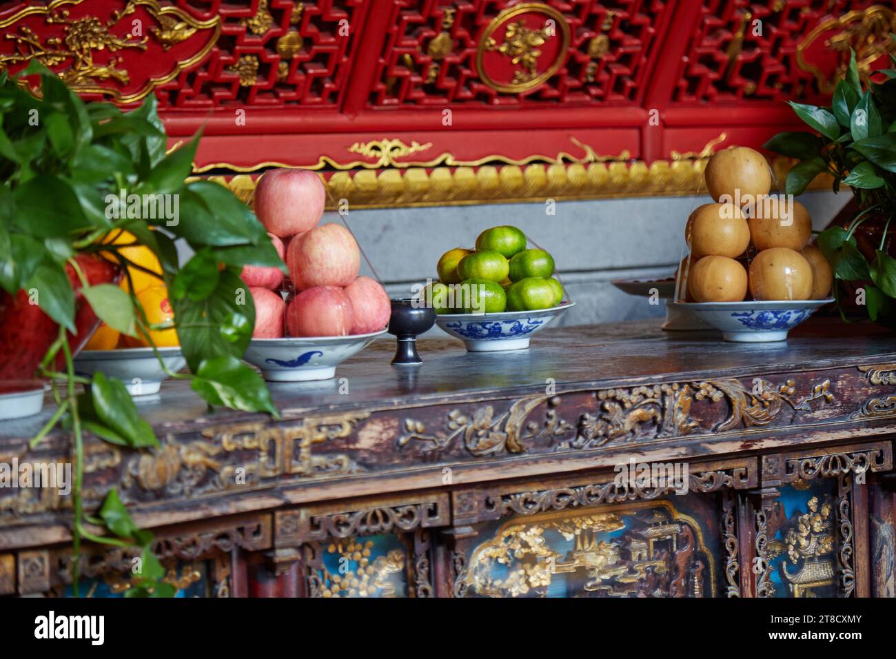 The ancient Buddhist Jingci Temple in Hangzhou, Zhejiang Province ...