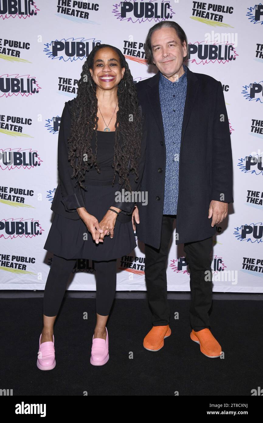 New York, USA. 19th Nov, 2023. (L-R) Suzan-Lori Parks and Christian ...