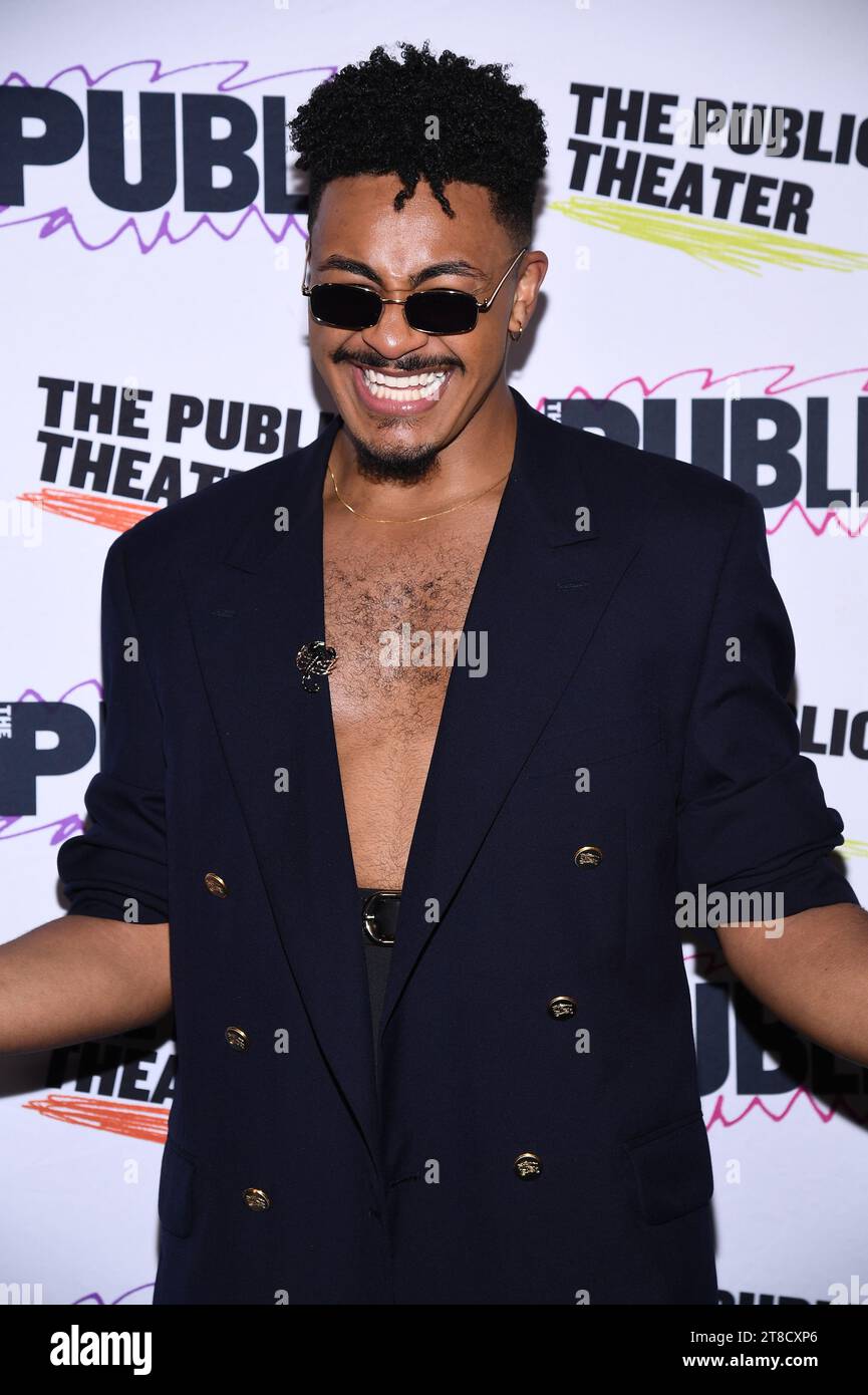 New York, USA. 19th Nov, 2023. Aaron Nicholas Patterson attends "Hell's ...