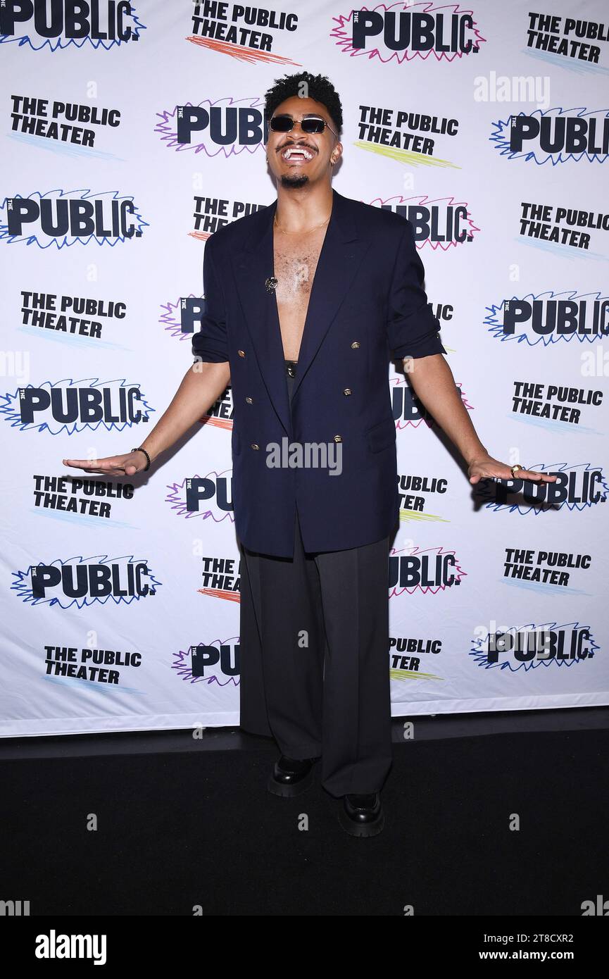 New York, USA. 19th Nov, 2023. Aaron Nicholas Patterson attends "Hell's ...