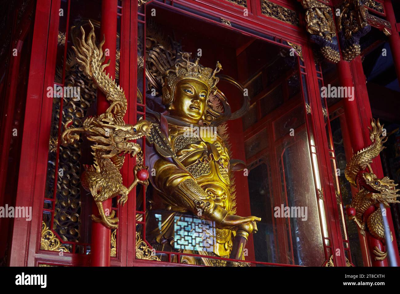 The ancient Buddhist Jingci Temple in Hangzhou, Zhejiang Province ...