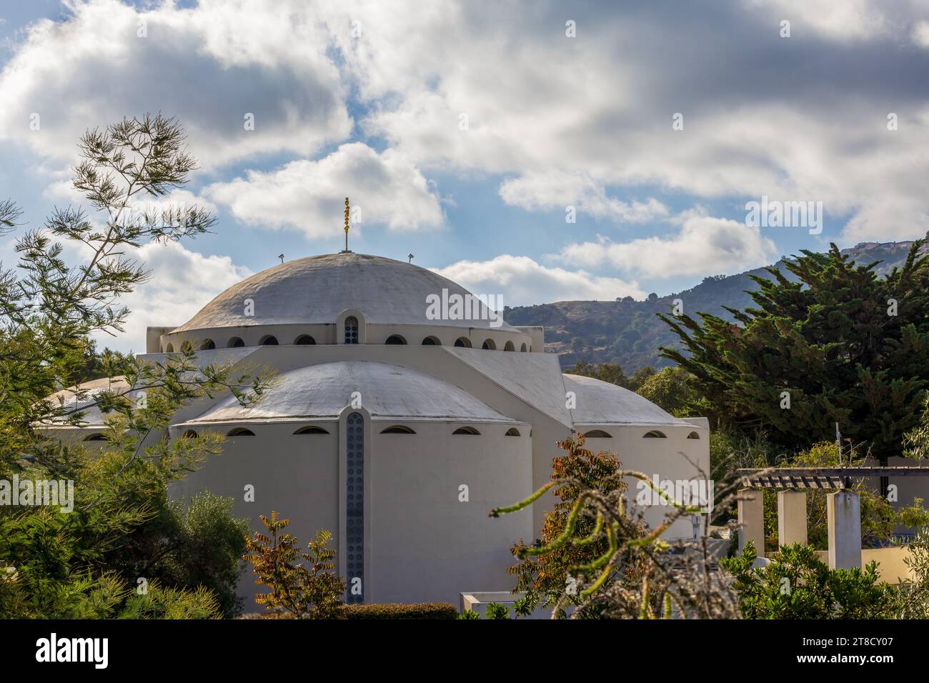 Greek Orthodox Church of the Holy Cross in Belmont, California Stock ...