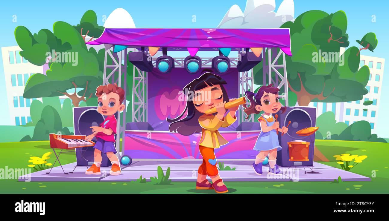 Kid band hi-res stock photography and images - Alamy