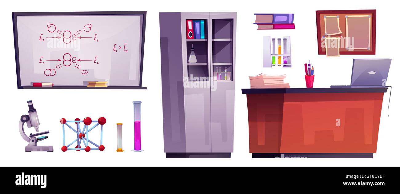 Cartoon school classroom hi-res stock photography and images - Alamy