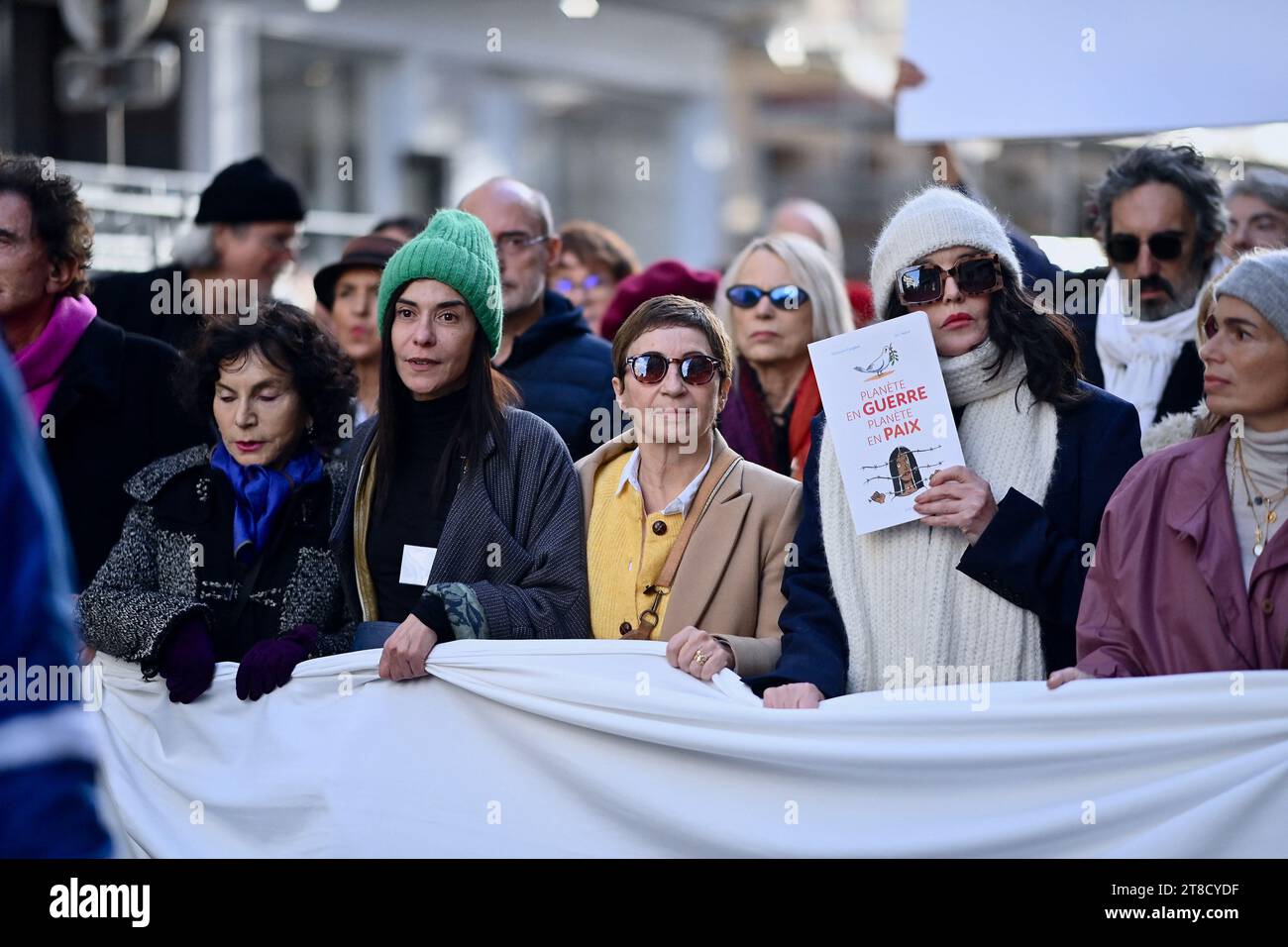 Paris, France. 19th Nov, 2023. Jean-Michel Ribbes Isabelle Adjani Macha ...