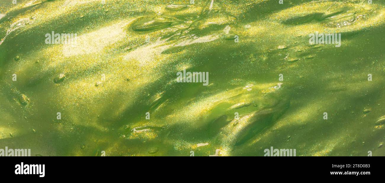 Abstract textured neon background transparent slime,Liquid art gel ...