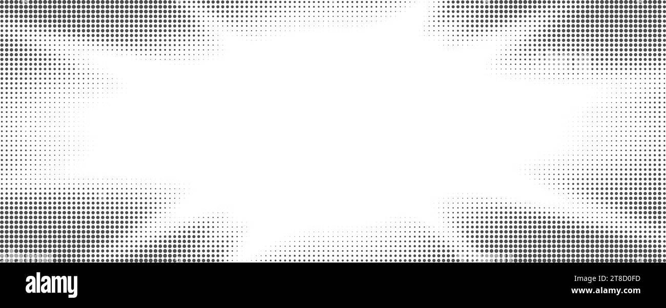 Radial halftone lines background. Comic manga dotted pattern. Cartoon ...