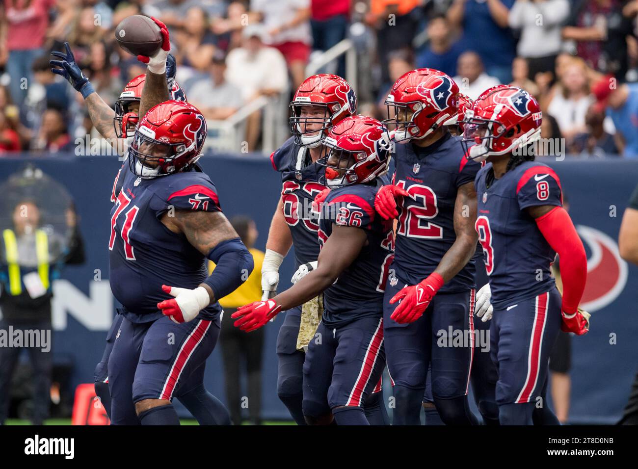 Houston, TX, USA. 19th Nov, 2023. Houston Texans running back Devin ...