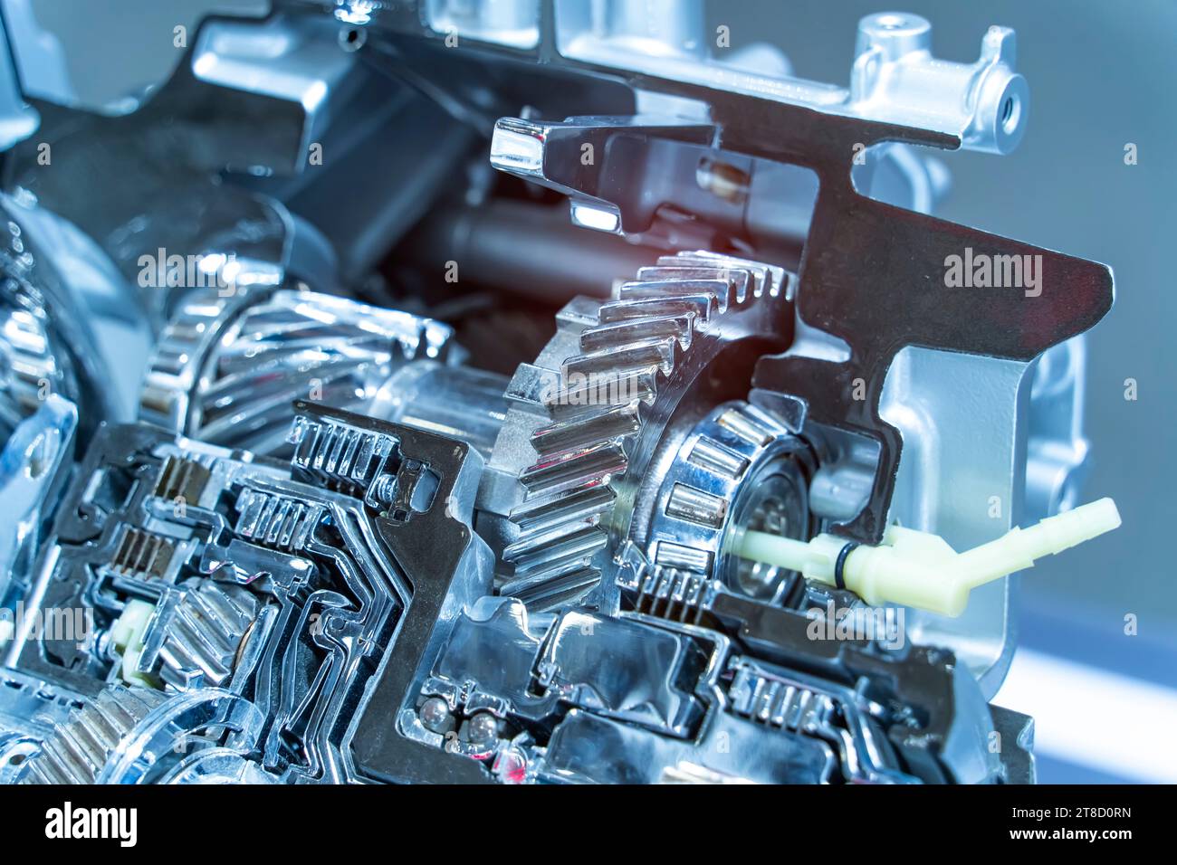 Metallic background of car automotive transmission gearbox Stock Photo ...