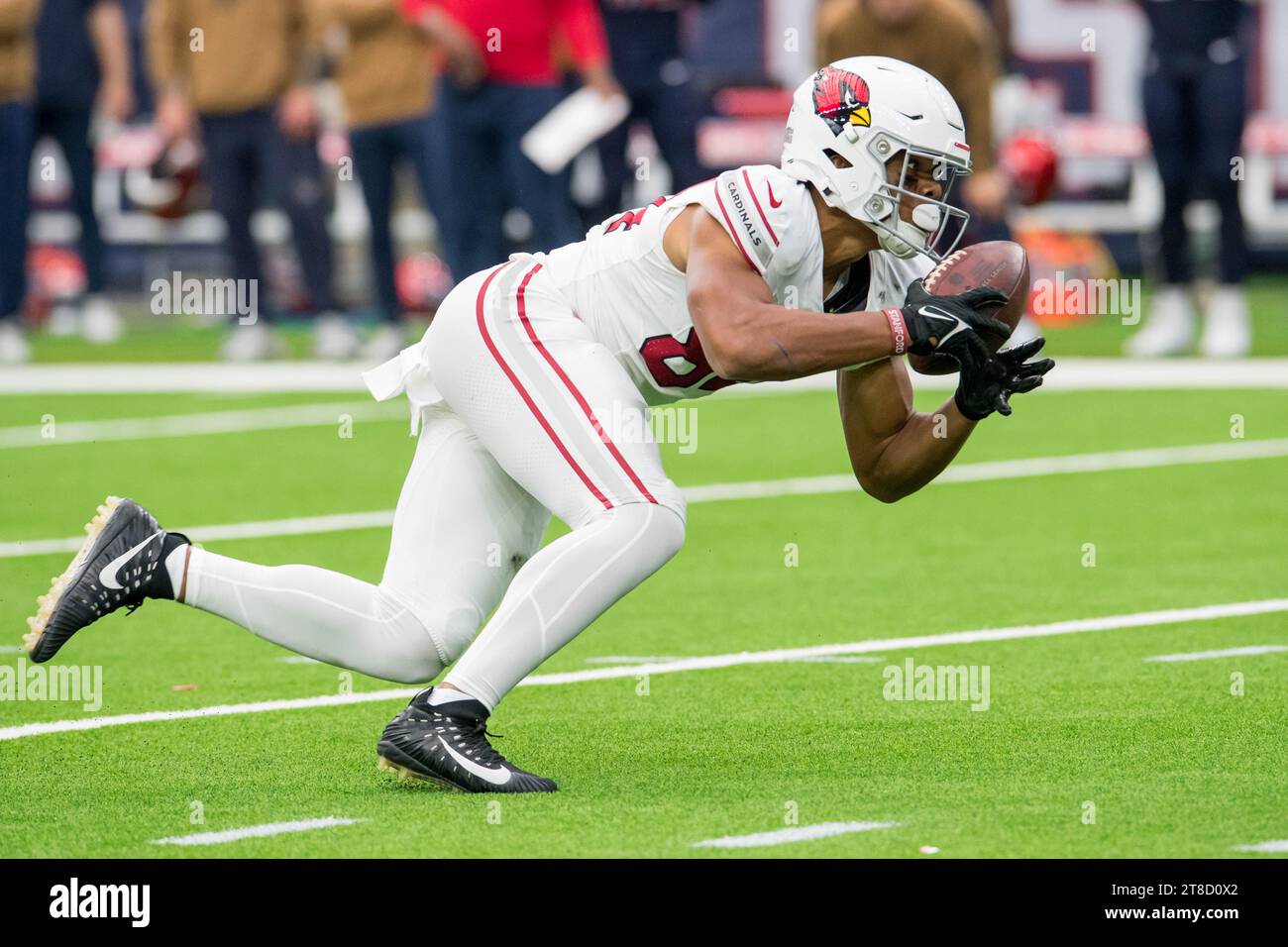 Houston, TX, USA. 19th Nov, 2023. Arizona Cardinals tight end Elijah ...