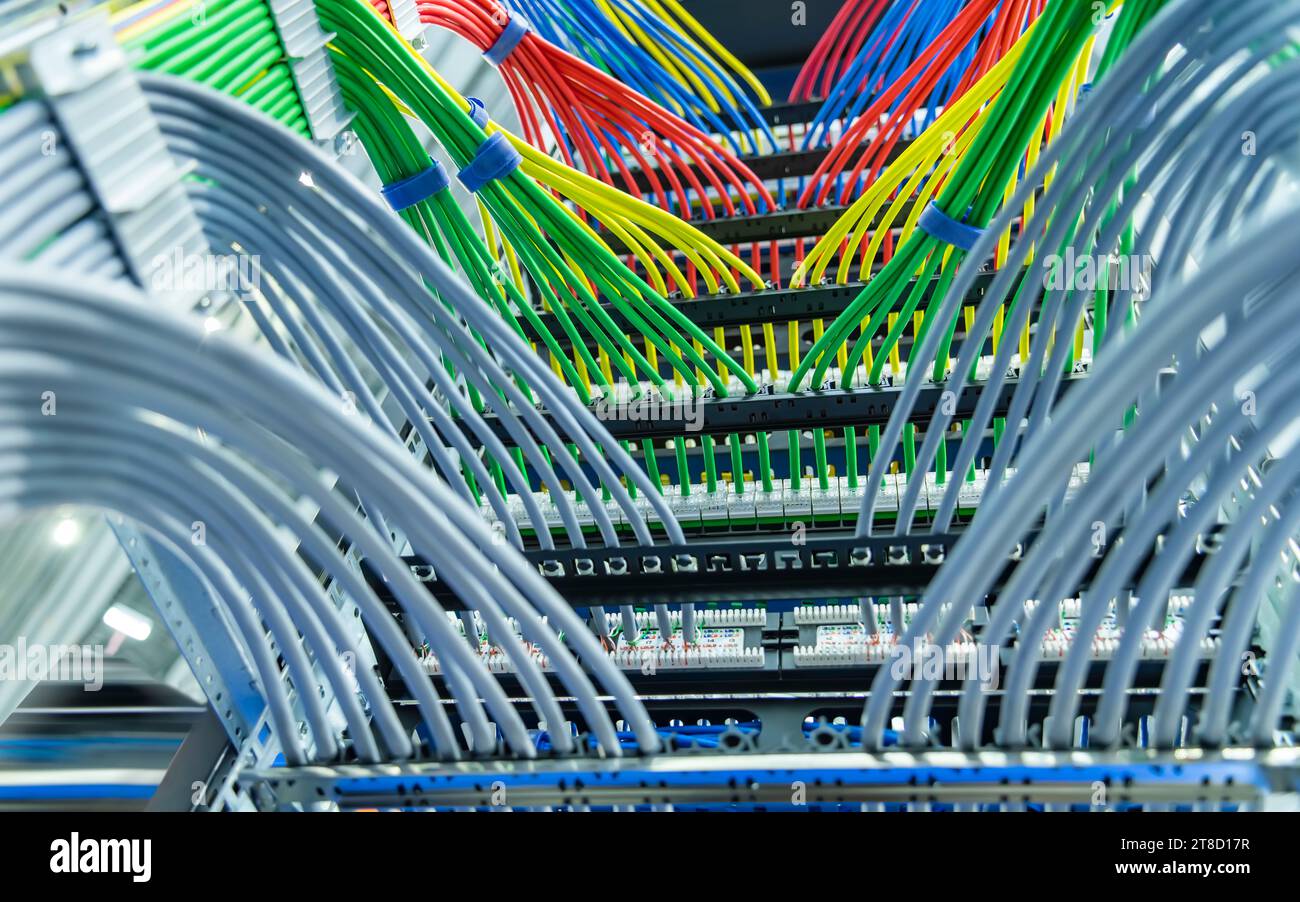 Information Technology Computer Network Colorful Telecommunication