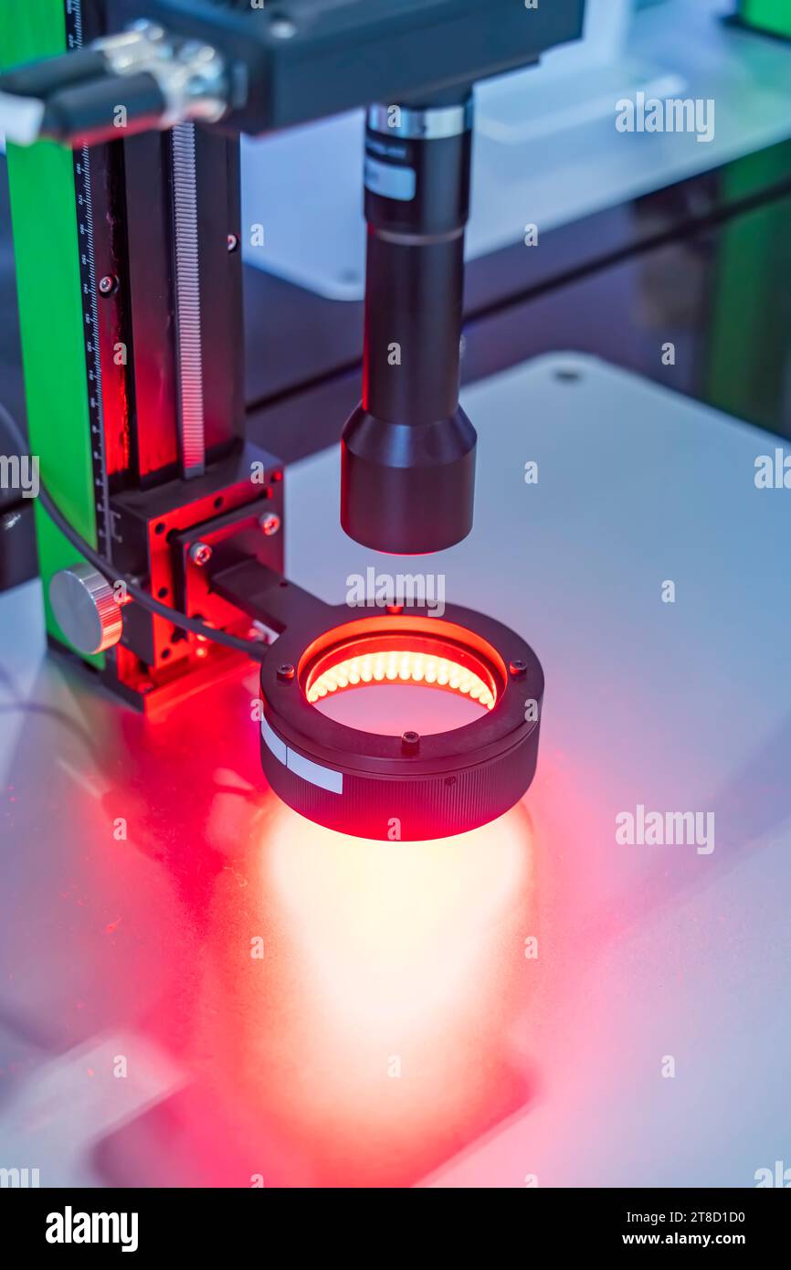 automated vision sensor camera system in intellegence factory Stock ...