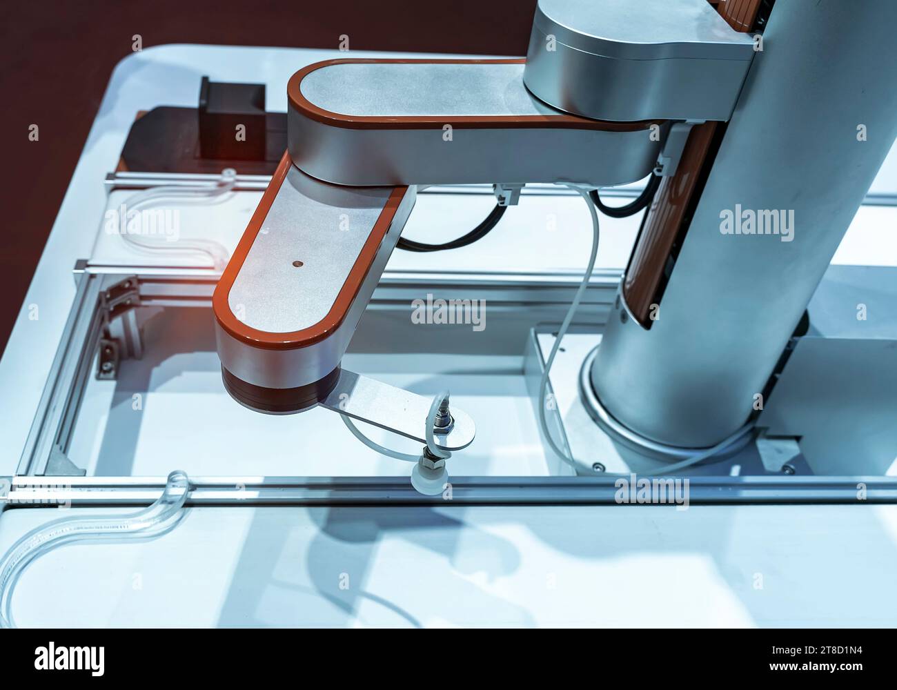 automatic pneumatic piston sucker unit on industrial machine,automation ...