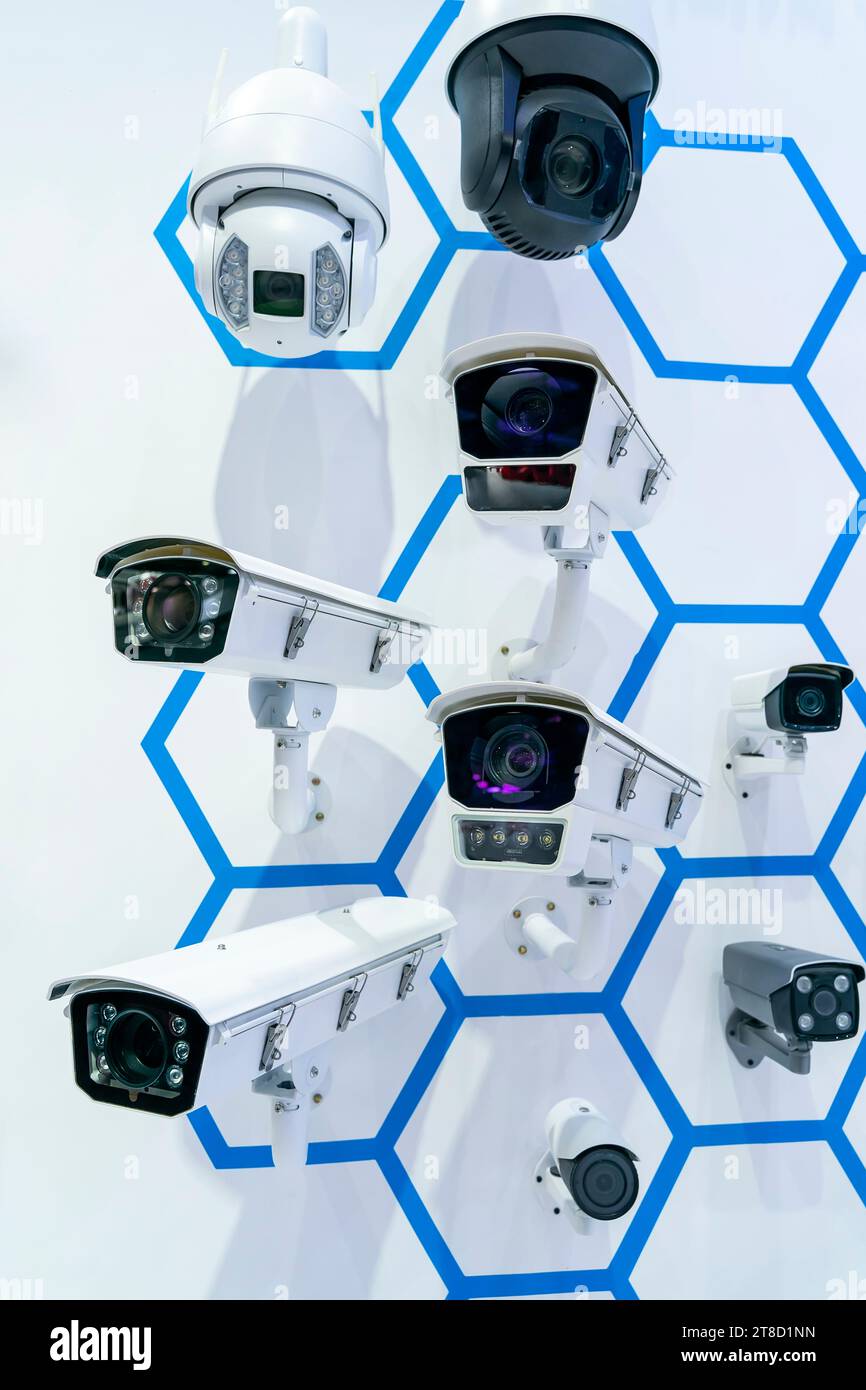 Collection Of Different Control Recording And Inspection Electronic Cameras Protection Property