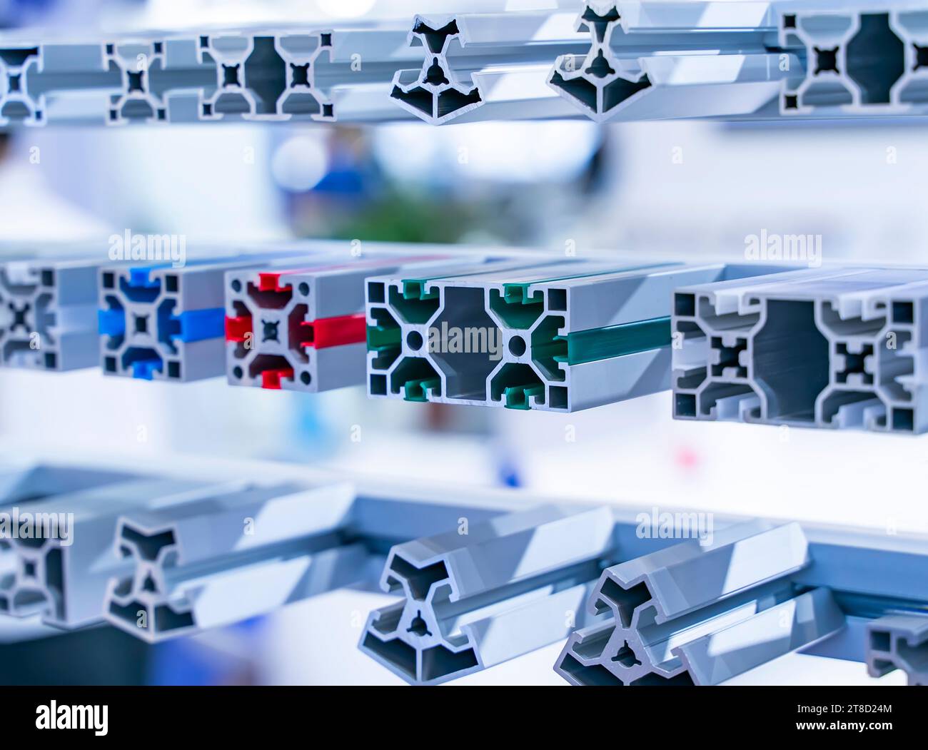 Cross sections of extruded aluminium or aluminum channels for use in ...