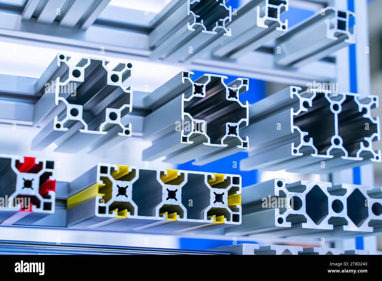 Cross sections of extruded aluminium or aluminum channels for use in ...