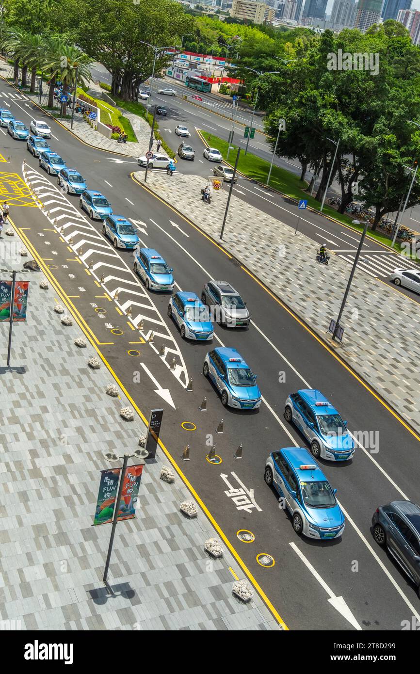 Sunny day shenzhen cityscape traffic hi-res stock photography and ...