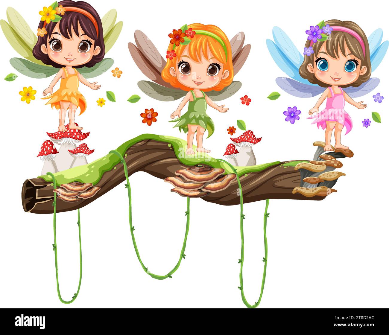 Three fairies Cut Out Stock Images & Pictures - Alamy