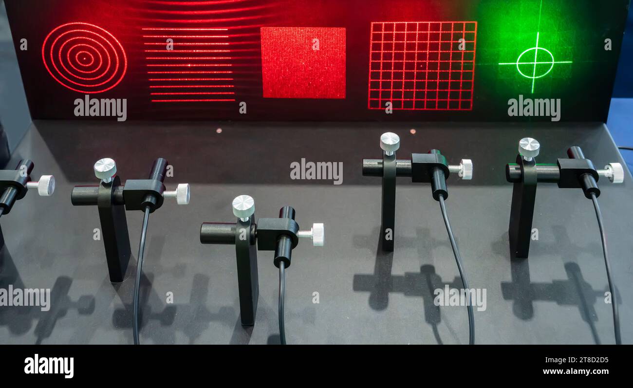 laser on optical table in physics laboratory Stock Photo - Alamy