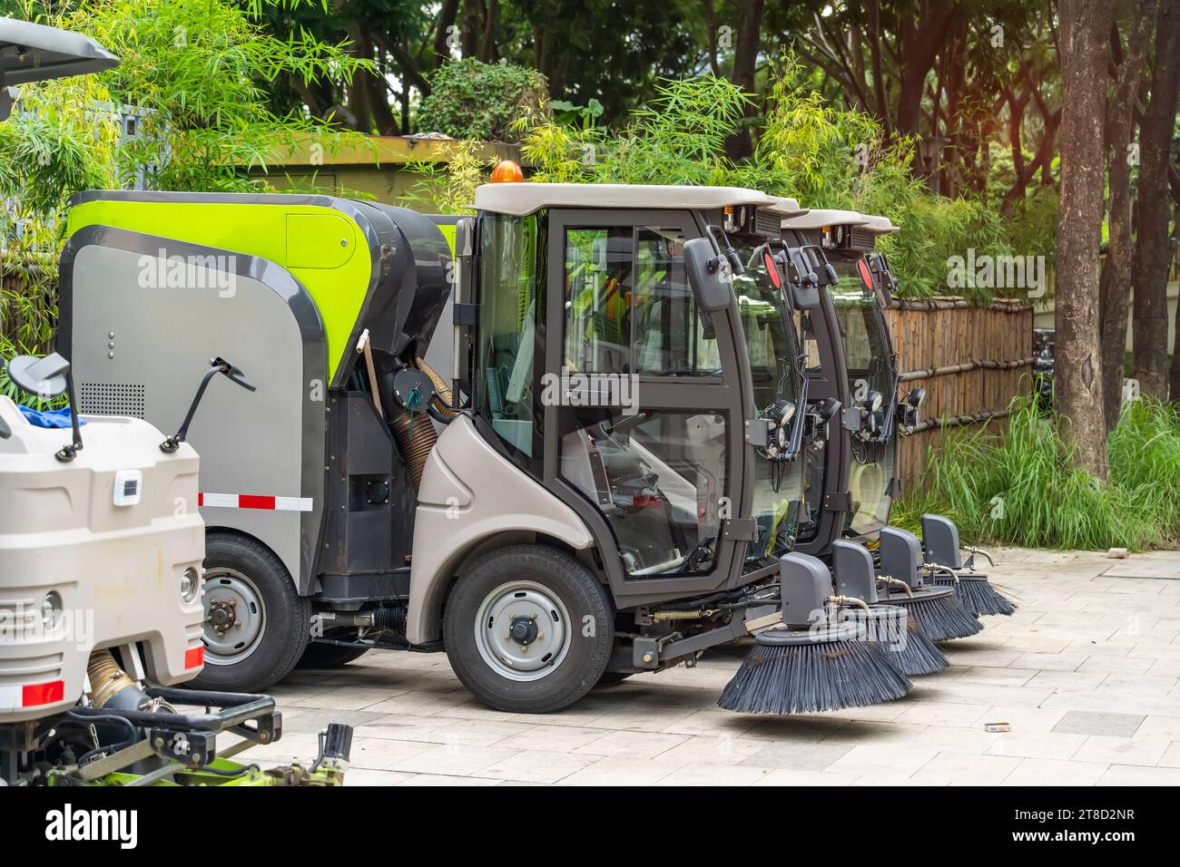 washer machine for cleaning city streets Stock Photo - Alamy