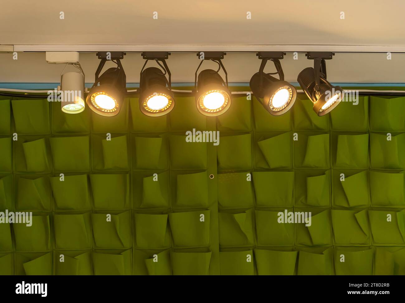 LED Light on mall roof Stock Photo - Alamy