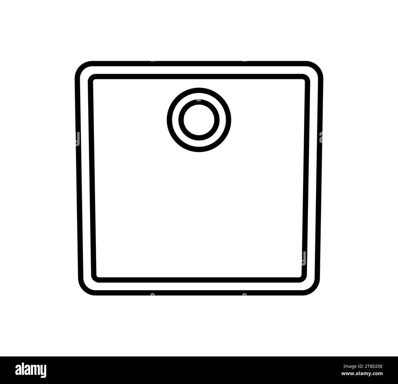 Analog body weight scale icon. Mechanical scale. Vector illustration ...