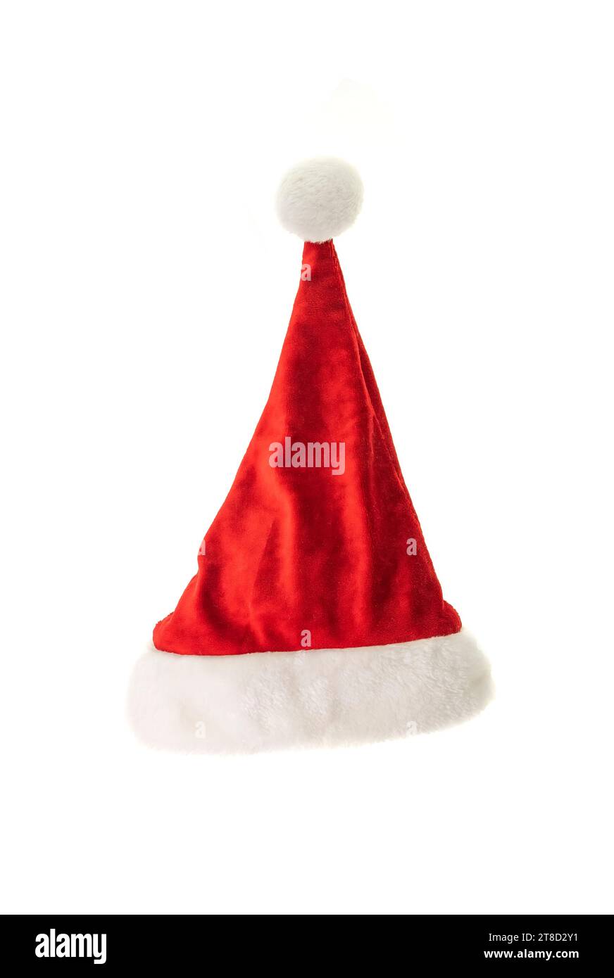 Santa Hat isolated on white background Stock Photo - Alamy