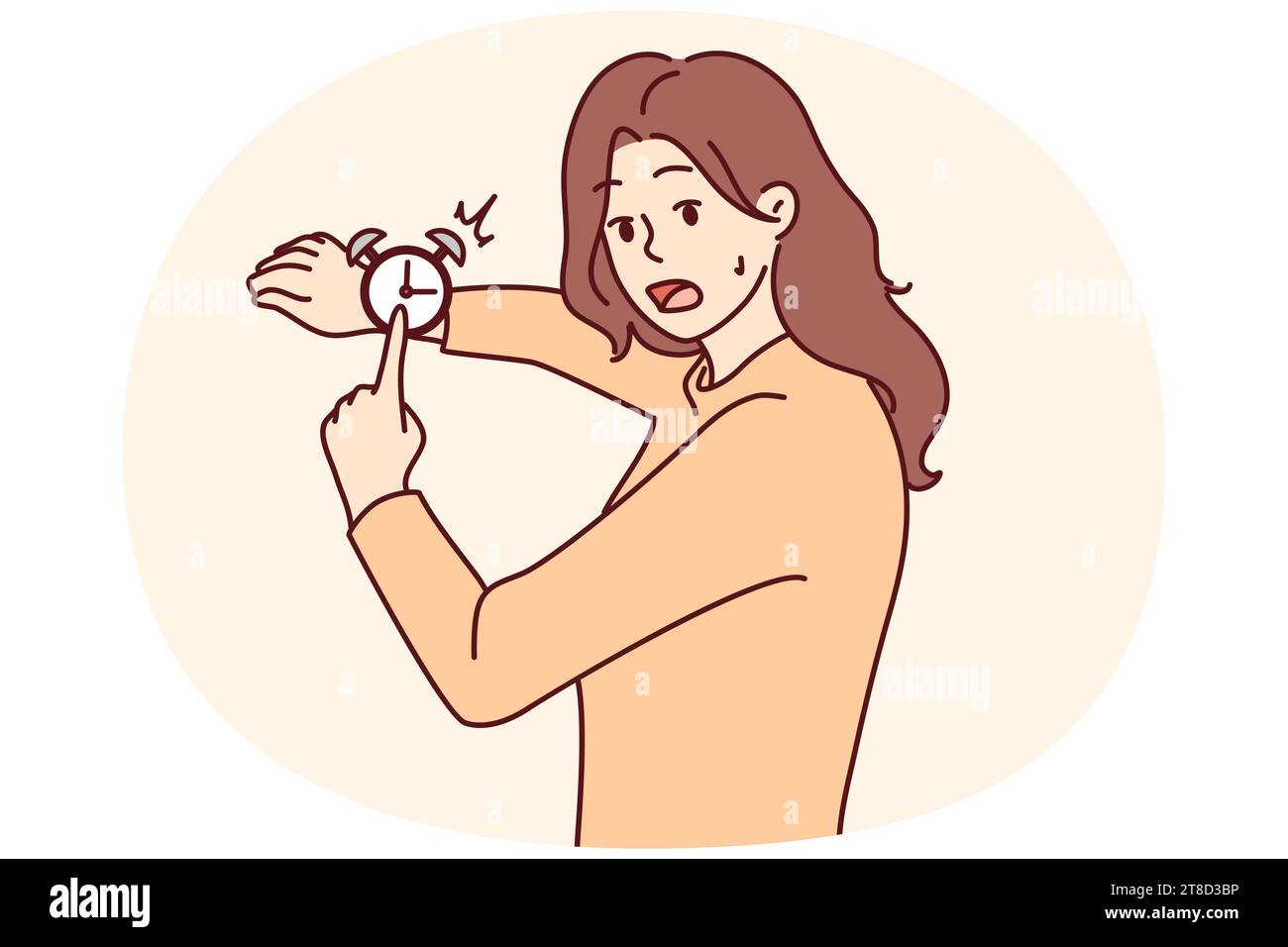 Missed appointment cartoon hi-res stock photography and images - Alamy