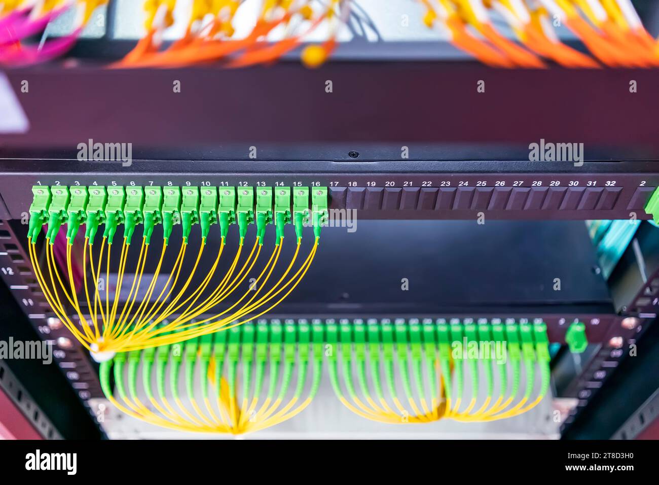Fiber optics equipment panel hi-res stock photography and images - Alamy