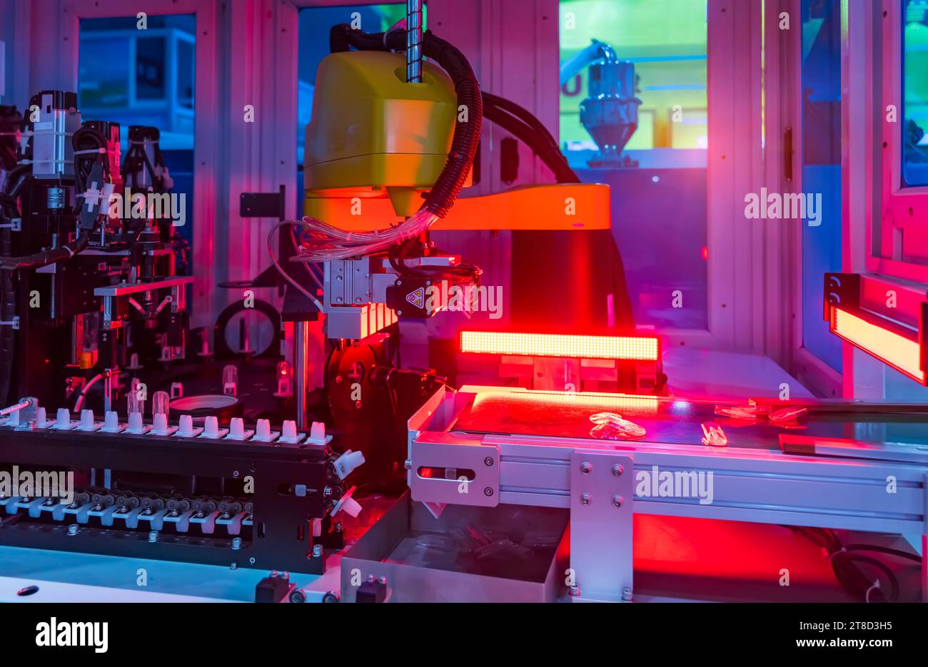 automatic vision sensor camera system in intellegence factory Stock ...